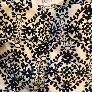 LOFT | Pants & Jumpsuits | Loft Patterned Marissa Pant | Poshmark